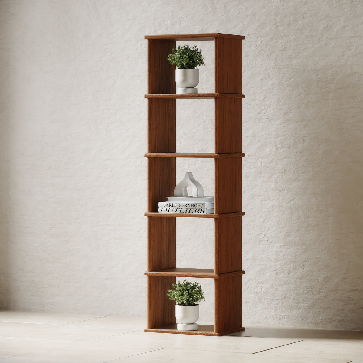 Tall Wooden Bookshelves | Solid Wood Furniture | Omba